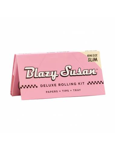 Papelillo King Size Slim Blazy Susan Deluxe Kit Pink | PIRANHA